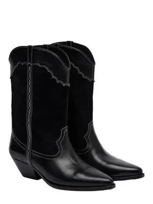 Isabel Marant Duerte 40 Cowboy Boots - Black