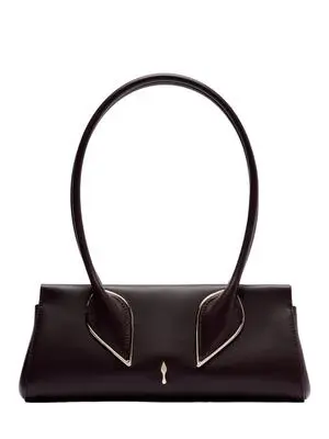 CHRISTIAN LOUBOUTIN Venus Small Leather Tote - Black