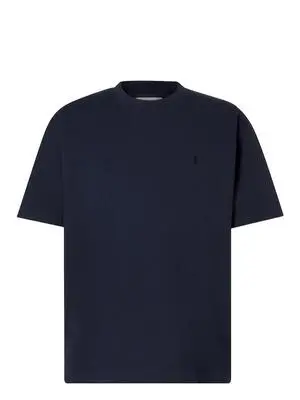 Saint Laurent Cotton-blend T-shirt - Blue