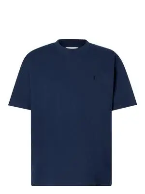 Saint Laurent Cotton-blend T-shirt - Blue