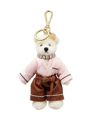 Prada Teddy Bear Bag Charm - Multicoloured