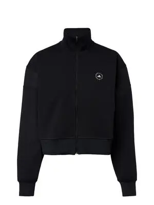 Adidas By Stella McCartney Cropped Track Jacket - Black