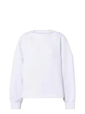 Alaïa Cotton Sweatshirt - White