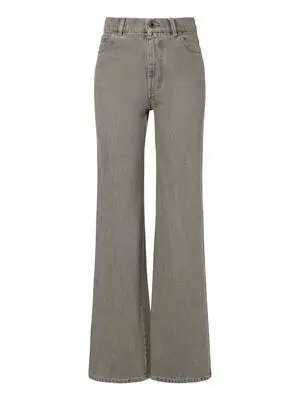 Max Mara Colibri High-rise Flared Jeans - Grey