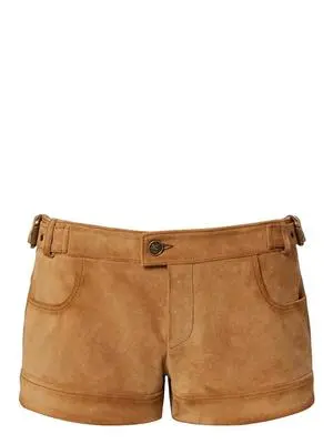 Etro Suede Shorts - Brown