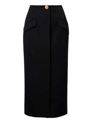 Givenchy Wool Pencil Skirt - Black