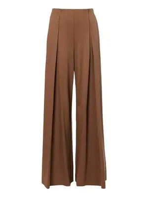 Max Mara Cocco Wide-Leg Pants Brown