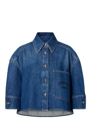 Givenchy Oversized Denim Shirt - Blue