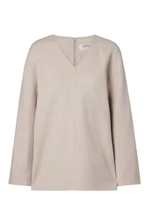 Max Mara Riva Virgin Wool Sweater - Beige