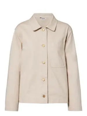 Max Mara Fascino Denim Overshirt - Beige