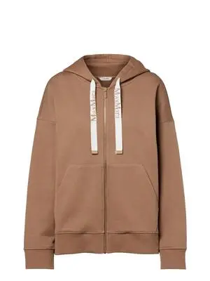 Max Mara Cotton-blend Hoodie - Brown