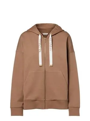 Max Mara Cotton-blend Hoodie - Brown