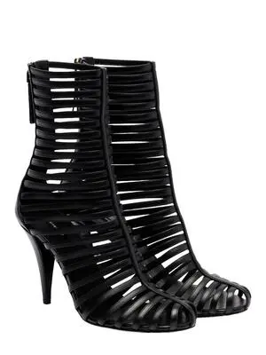 Givenchy 95 Leather Ankle Boots - Black