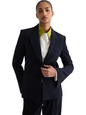 TWP Cavalry Twill Suiting Blazer - Midnight