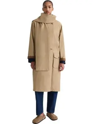 TWP Reversible Cashmere Blend Trench Coat - Kelp