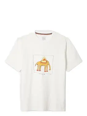 Paul Smith Elephant' Print T-shirt - White