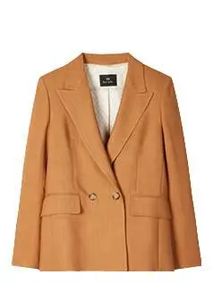 Paul Smith Textured Double-breasted Blazer - Orange
