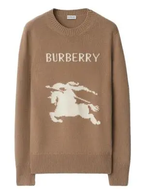 Burberry Knight Wool Cashmere Sweater - Camel