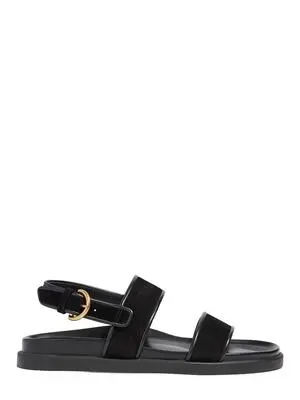 GIANVITO ROSSI Bilbao Suede Sandals - Black