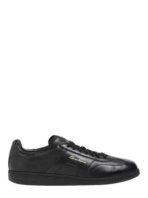 Santoni Dbs Leather Sneakers - Black