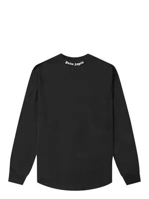 Palm Angels Classic Logo Long-sleeve Tee - Black