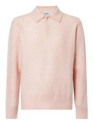 Simkhai Davis Collar Cashmere-blend Jumper - Rose