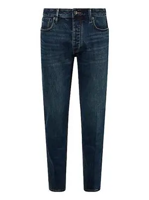 Emporio Armani Slim-fit Straight-leg Denim Jeans - Blue Denim