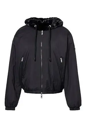 Moose Knuckles Eaton Bunny Hooded Shell Jacket - Black/black