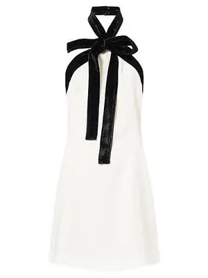 Simkhai Jolie Halterneck Mini Dress - Ivory Multi