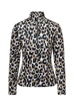 Fusalp Orion Leopard Thermal Layer Stretch-woven Top - 1064