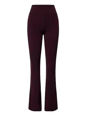 Lululemon Groove Nulu Hr Flared-leg Trousers - Black Plum