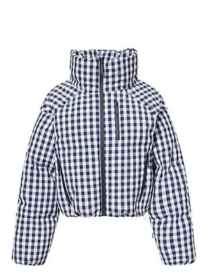 Cordova Cortina Vichy Shell Puffer Jacket - Indigo Gingham