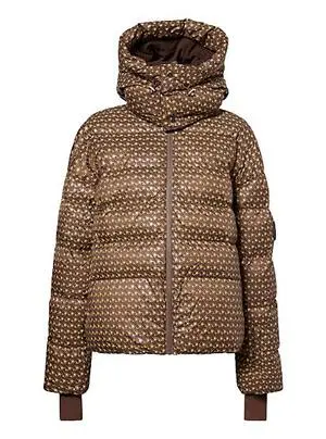 MY SUNDAY SKI Apricity Nylon Ski Jacket - Chocolate/gold