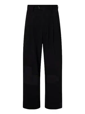 STORY MFG. Fenn Wide-leg Cotton Trousers - Black