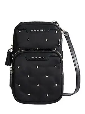 ANYA HINDMARCH Studs Essentials Satin Cross-body Bag - Black
