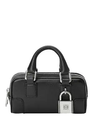 Loewe Amazona Nano Leather Shoulder Bag - Black