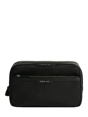 ANYA HINDMARCH Travel Kit Woven Pouch - Black