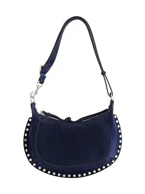 ISABEL MARANT Oksan Moon Suede Shoulder Bag