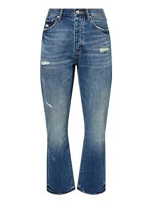 PURPLE BRAND Straight-Leg Denim Jeans With Brand Patch