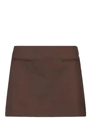 Sir The Label Dylan Mini Skirt - Chocolate