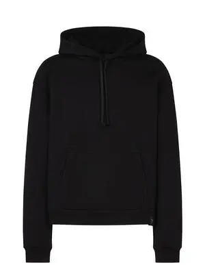 GIUSEPPE ZANOTTI Cotton Hoodie With Signature Print - Black