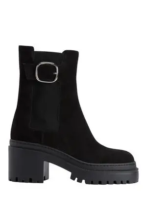 GIUSEPPE ZANOTTI Mairi Buckle Boots - Black