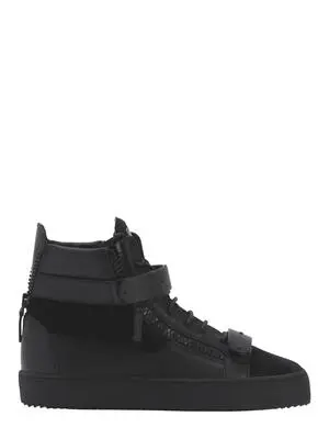GIUSEPPE ZANOTTI Coby Matt High-Top Sneakers Black