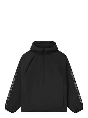 Fear Of God Essentials Tech Nylon Half Zip Anorak - Vintage Black