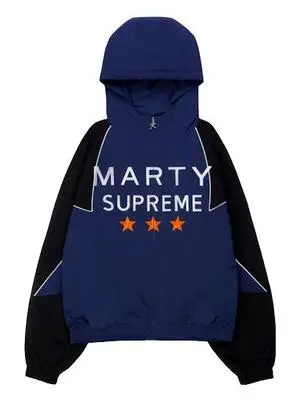 NAHMIAS X Marty Supreme A24 Classic Warm Up Jacket - Navy Blue