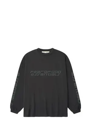 Fear Of God Essentials 90's Long Sleeve T-shirt - Vintage Black