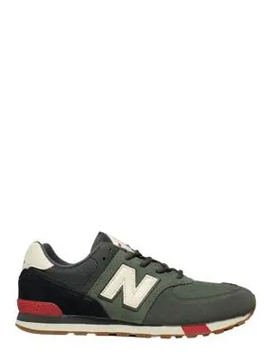 NEW BALANCE 574 Sneakers - Camo Green/team Red