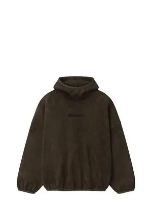 Fear Of God Essentials Suede Fleece Modern Hoodie - Brown