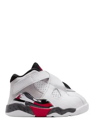 JORDAN 8 Retro Sneakers - White/black/true Red