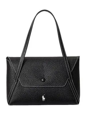 Polo Ralph Lauren Polo Play Mini Leather Envelope Bag Black